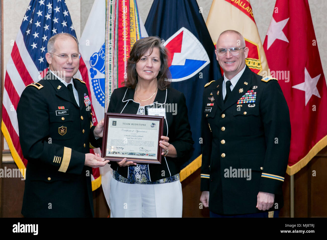 U.S. Army Maj. Gen. Allan Elliott, Army Materiel Command deputy chief ...