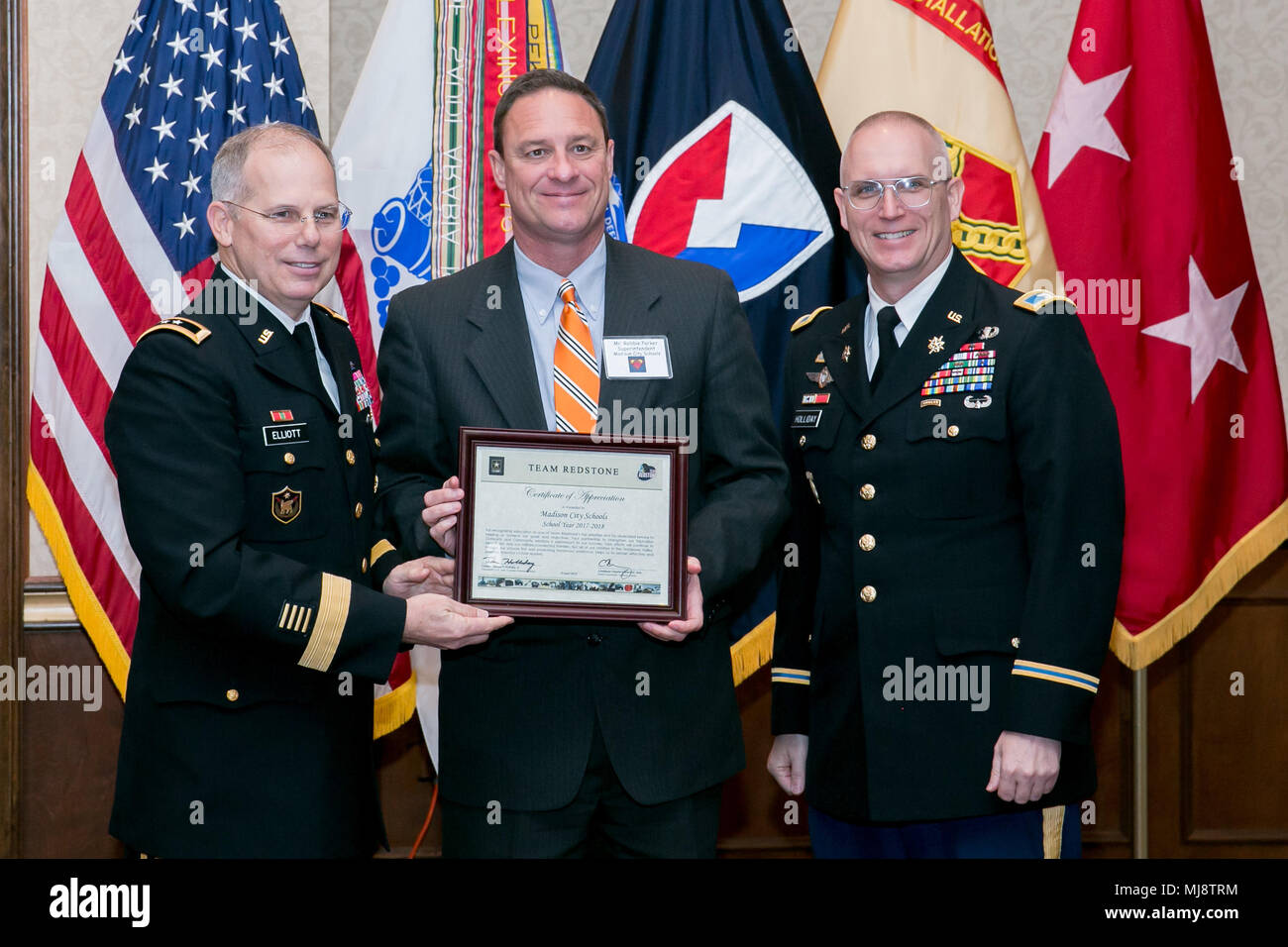 U.S. Army Maj. Gen. Allan Elliott, Army Materiel Command deputy chief ...