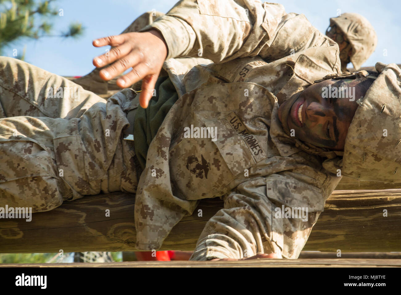 U.S. Marine Corps Rct. Adrianna Morales, with Platoon 4016, Papa ...