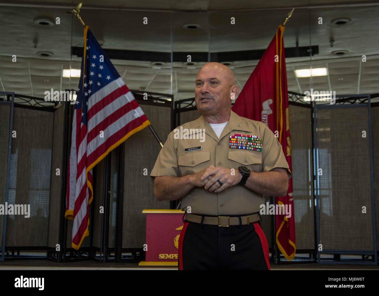 Brigadier General Austin E. Renforth, Commanding General for Marine ...
