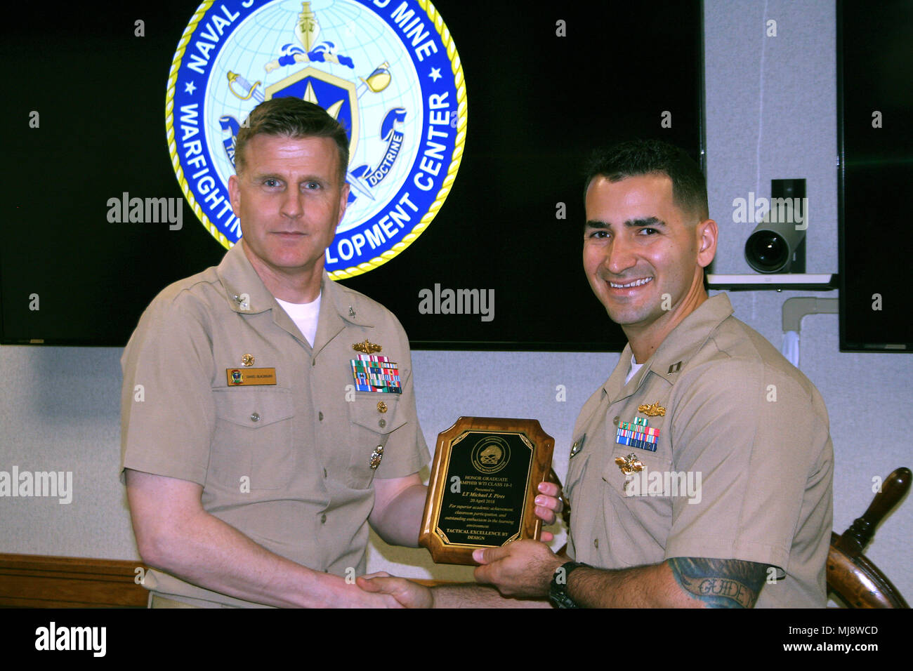 Little Creek VA (April 20, 2018) Commodore Daniel Blackburn, commander ...