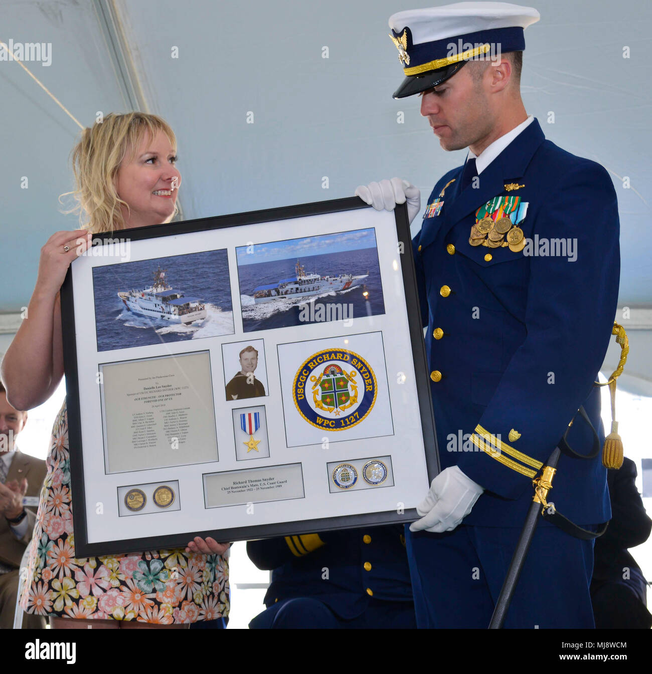 Coast Guard Lt. Andrew Norberg, commanding officer of Cutter Richard ...