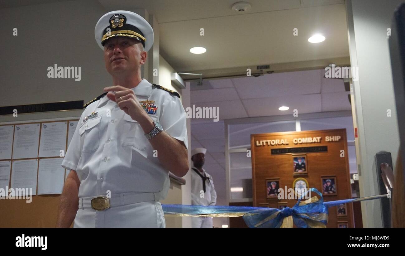 180420-N-SN171-001 SAN DIEGO (Apr. 20, 2018) Capt. John Fay, a native ...