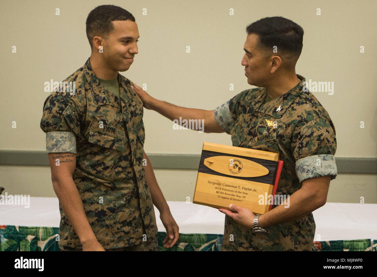 U.S. Marine Corps Sgt. Cameron T. Payne Jr., a motor transportation ...
