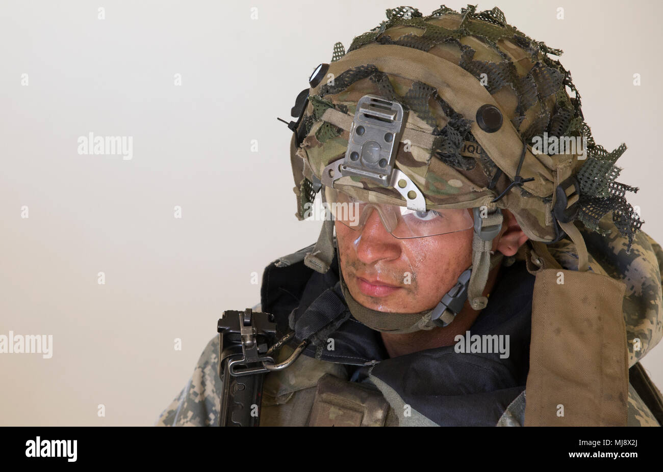 U.S. Army Spc. Romeo Aguillon, assigned to 1st Battalion 63rd Armor ...