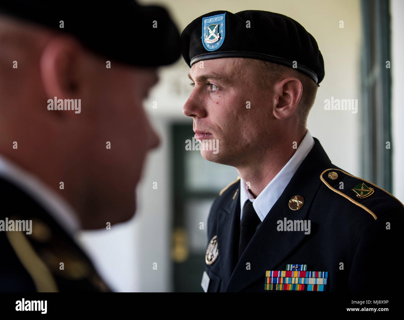 Sgt. Matthew Meyers, a U.S. Army Reserve military police Soldier with ...