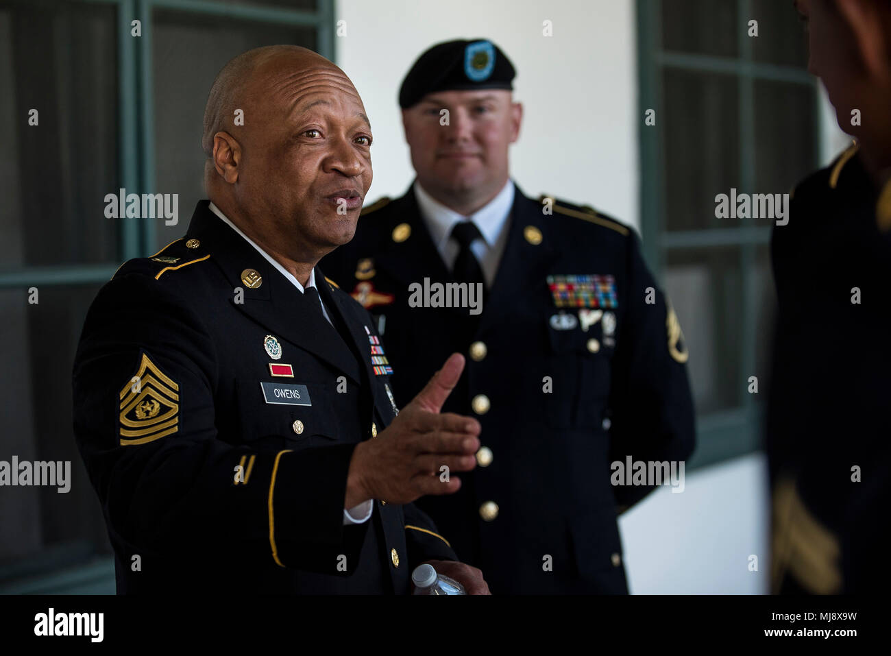 Command Sgt. Maj. Craig Owens, command sergeant major of the 200th ...