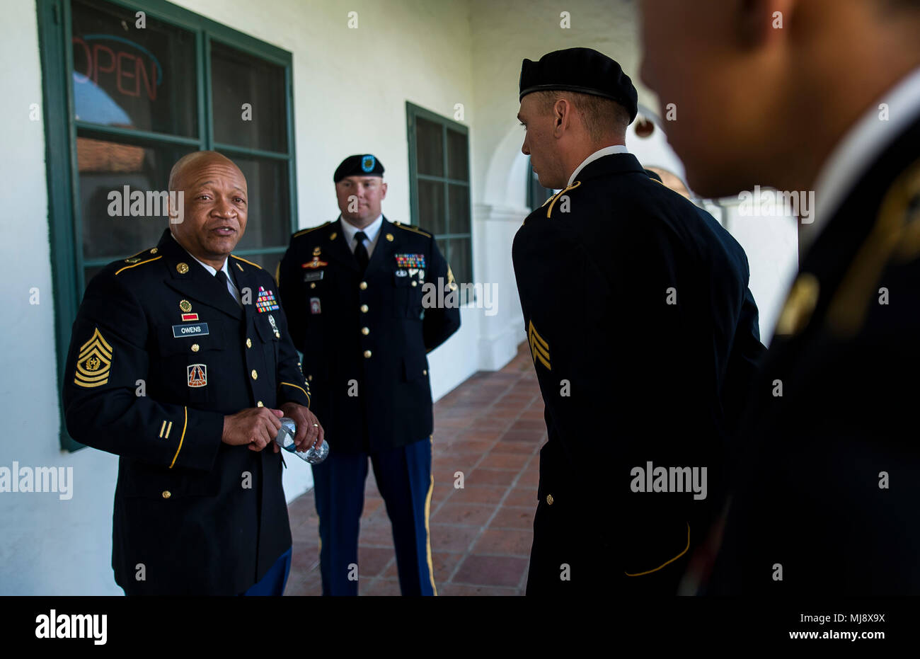 Command Sgt. Maj. Craig Owens, command sergeant major of the 200th ...