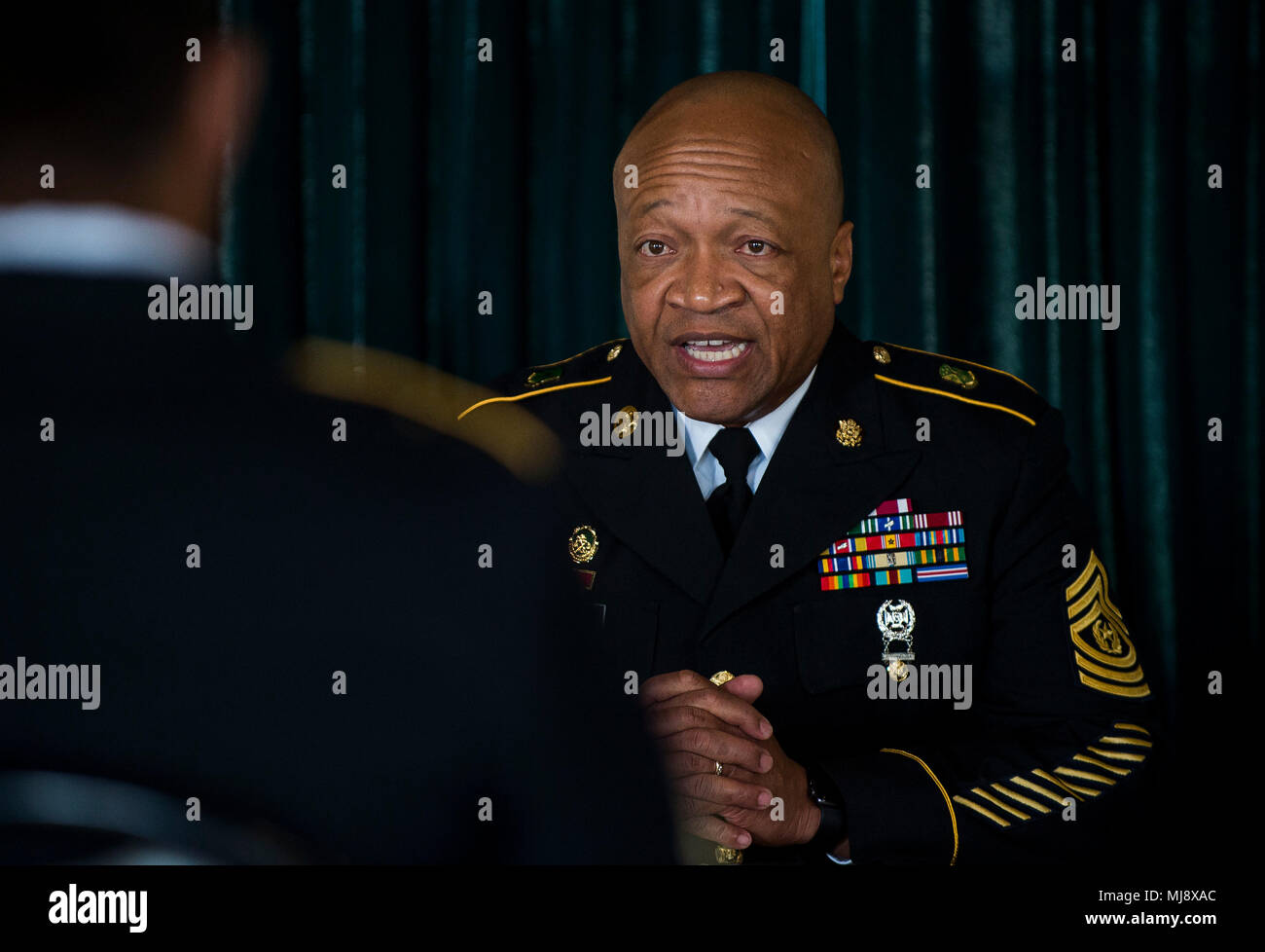 Command Sgt. Maj. Craig Owens, command sergeant major of the 200th ...