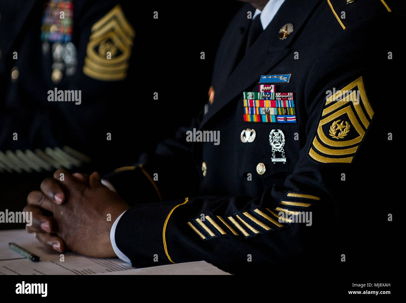 Command sergeants major from across the 200th Military Police Command ...