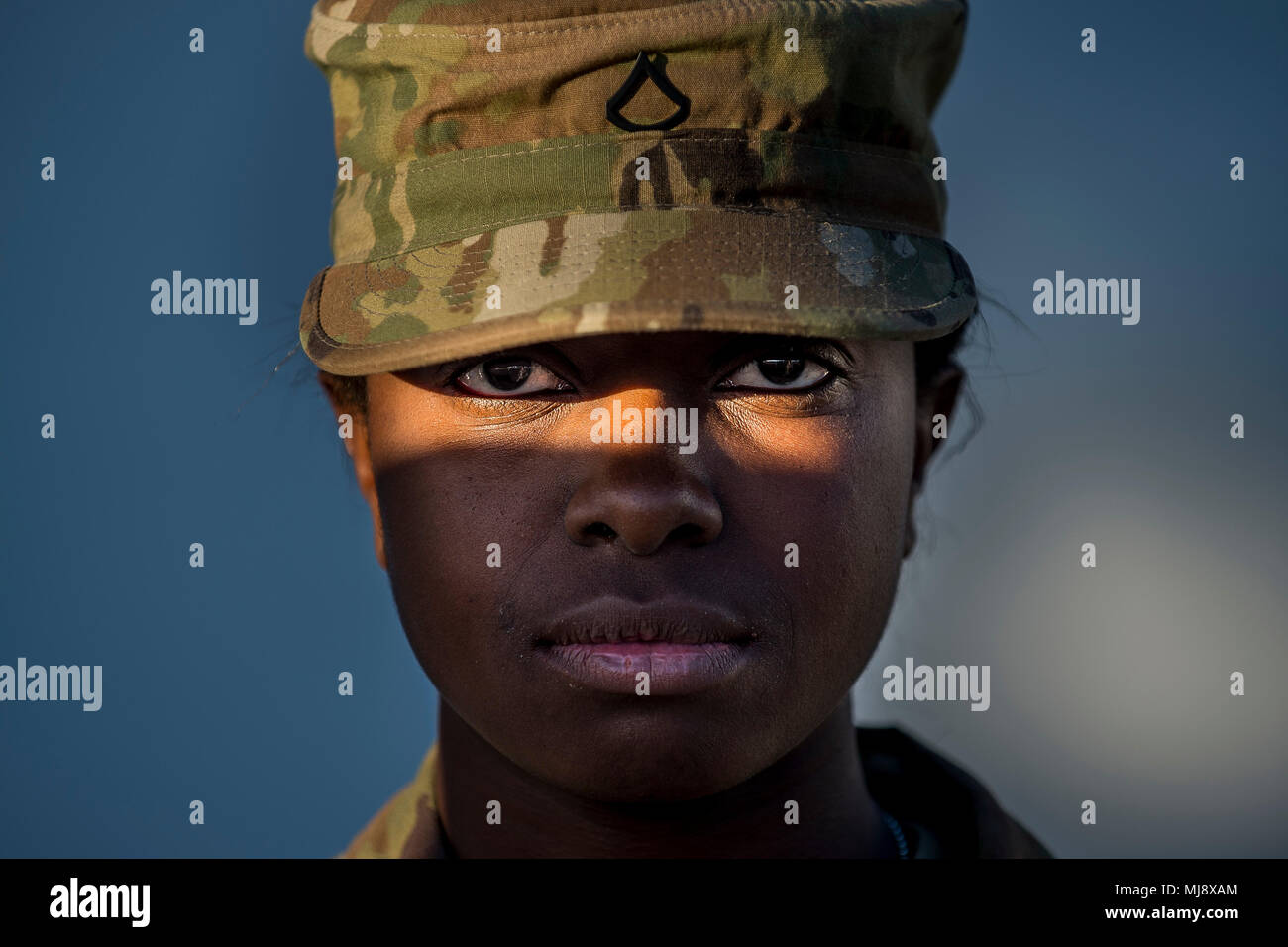 Pfc. Alexis Jones, a U.S. Army Reserve horizontal construction engineer ...