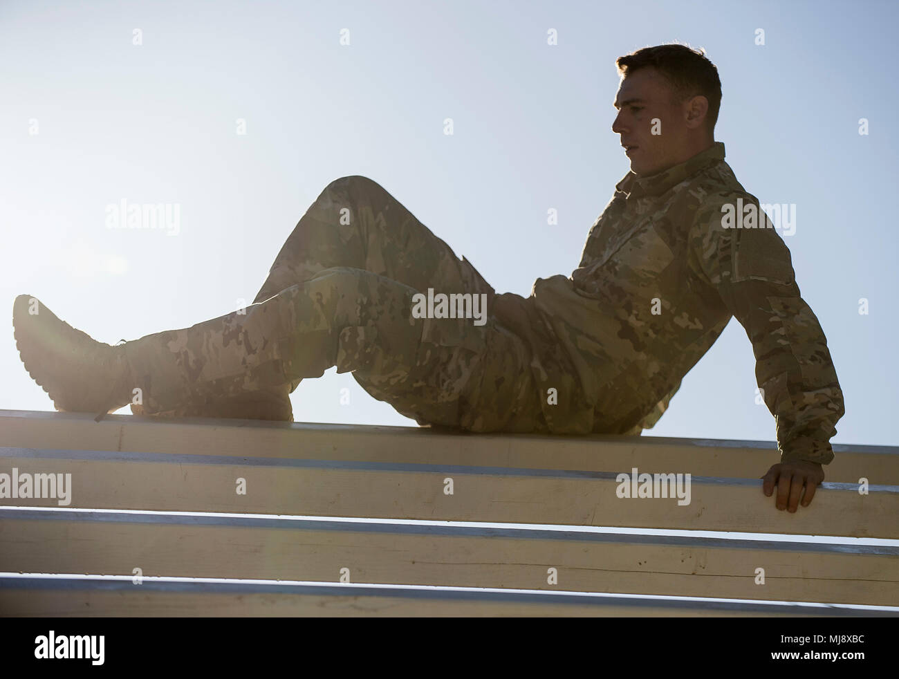 Sgt. Matthew Meyers, a U.S. Army Reserve military police Soldier with ...