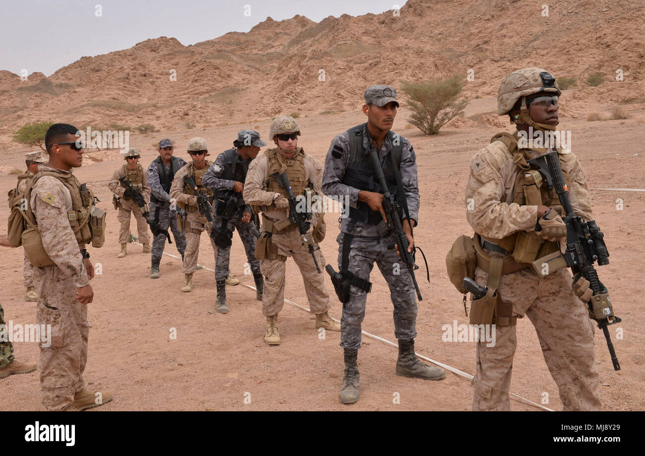 CAMP TITIN, Jordan (April 21, 2018) – U.S. Marines with Fleet ...