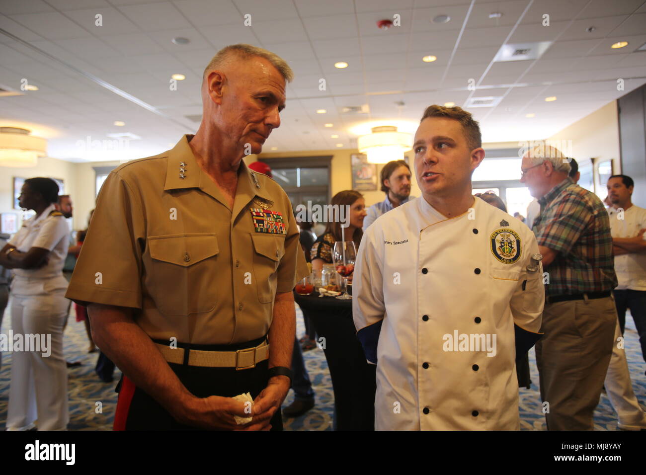 Lieutenant General Rex McMillian (left) and Sgt. Scott Meadows (right ...