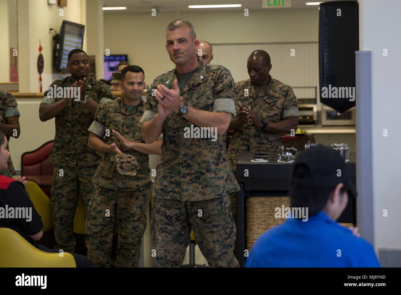 U.S. Marine Corps Col. Giles R. Boyce, Headquarters Battalion, 3d ...
