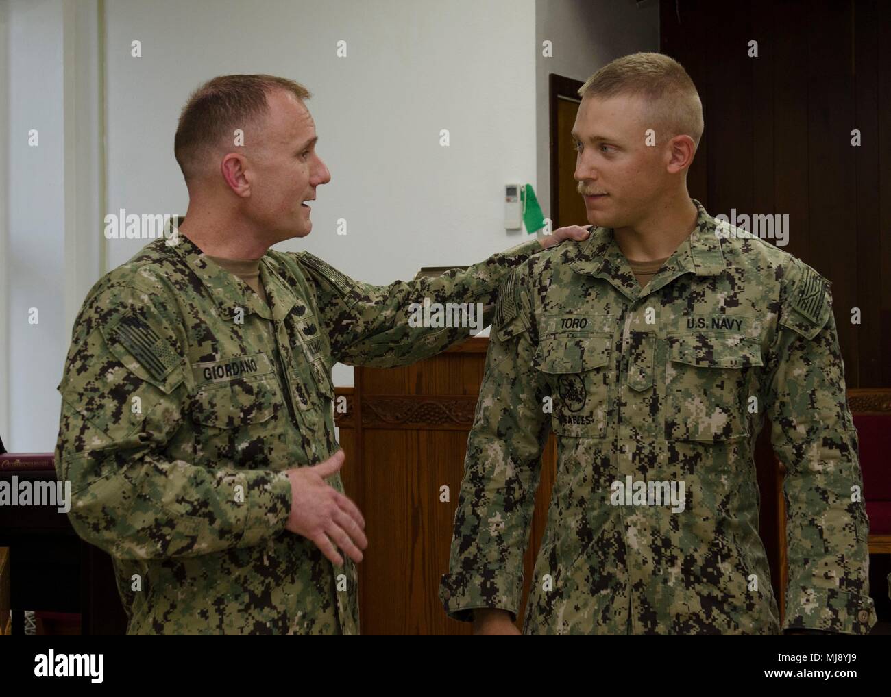SANTA RITA, Guam (April 23, 2018) Master Chief Petty Officer of the ...