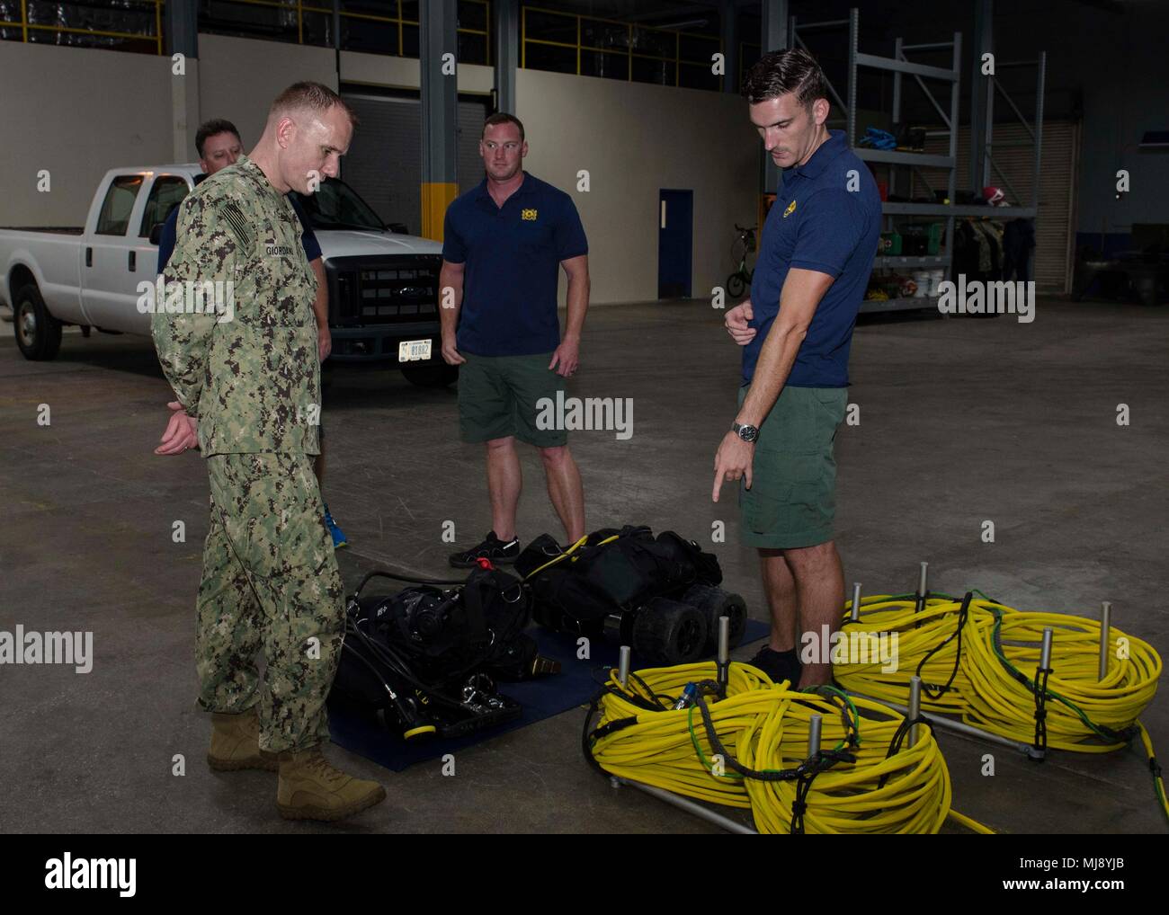 SANTA RITA, Guam (April 23, 2018) Divers assigned to U.S. Naval Base ...