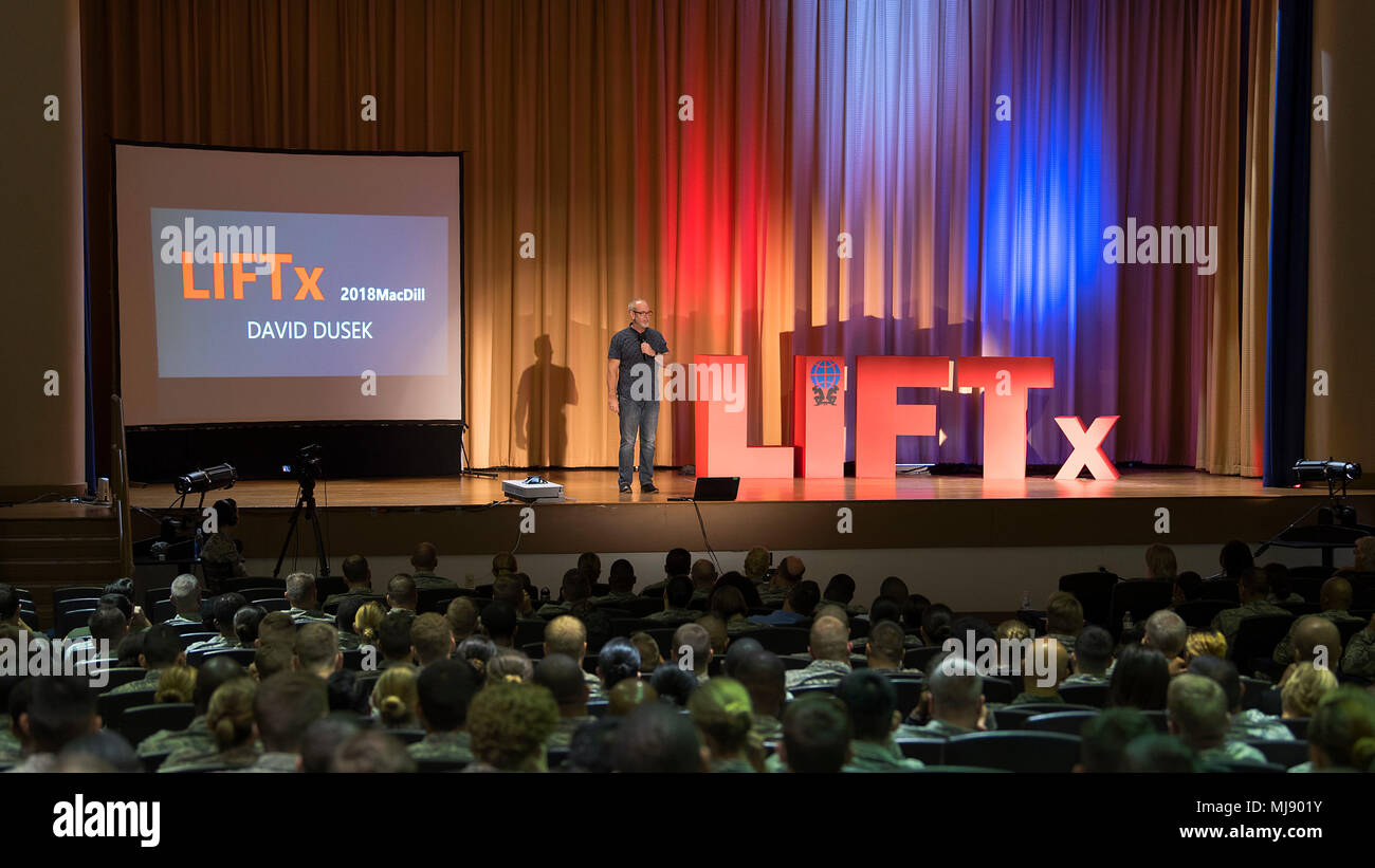 David Dusek, founder of Rough Cut Men Ministries, speaks during the ...