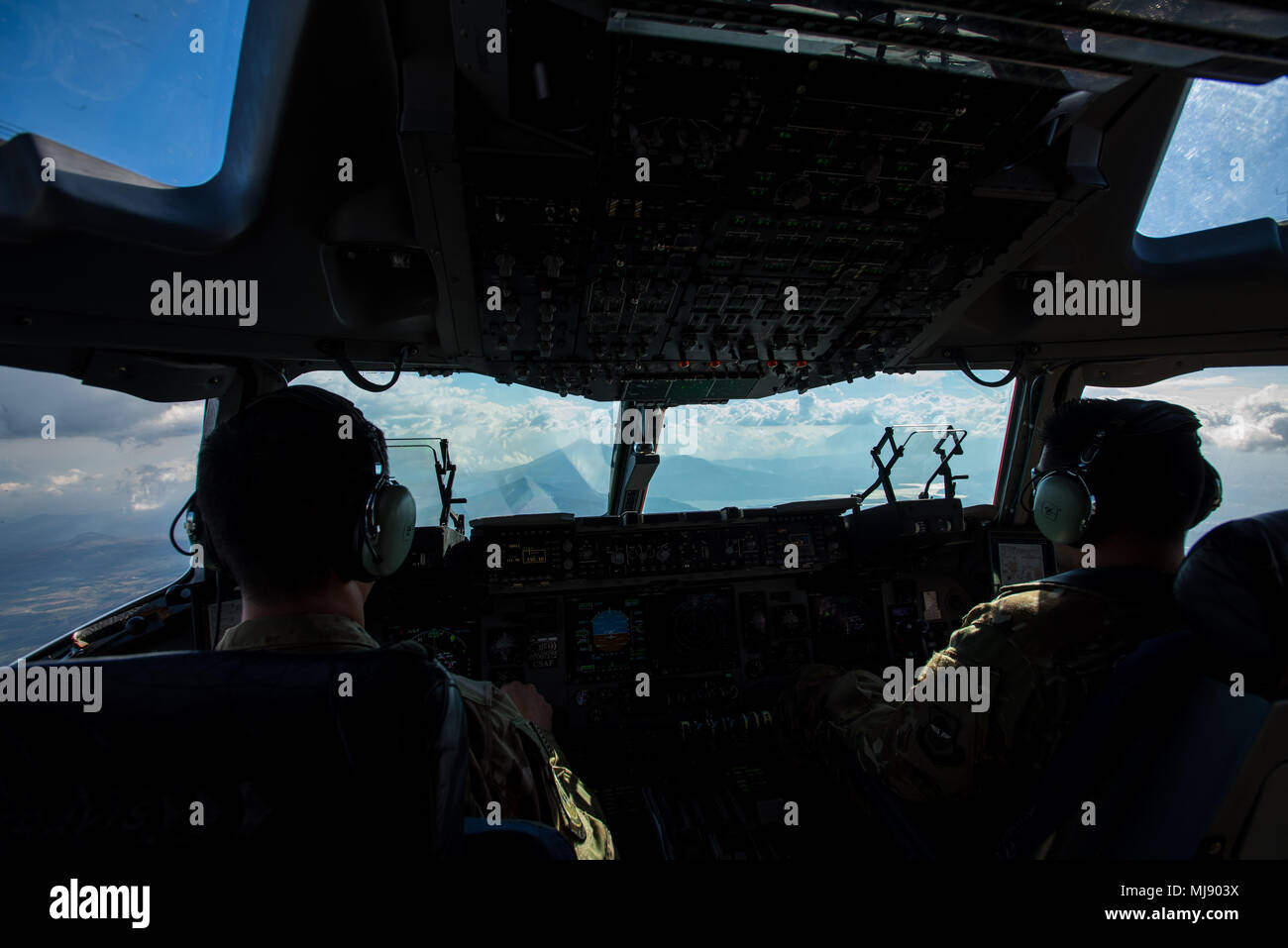 U.S. Air Force Lt. Col. Corey Akiyama, left, and Maj. Geno Salazar both ...