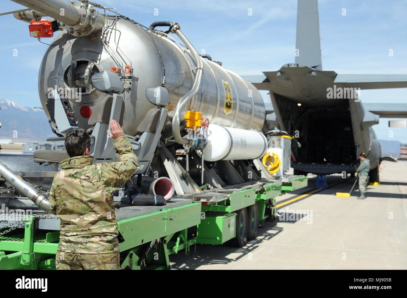 Staff Sgt. Anne Lepillez, a 731st Airlift Squadron C-130 Hercules ...