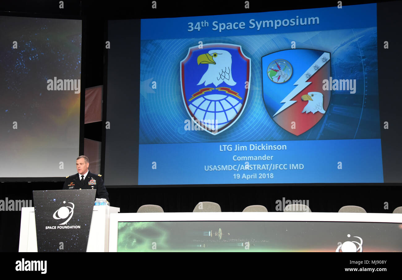 Lt. Gen. James Dickinson, commanding general, U.S. Army Space and ...