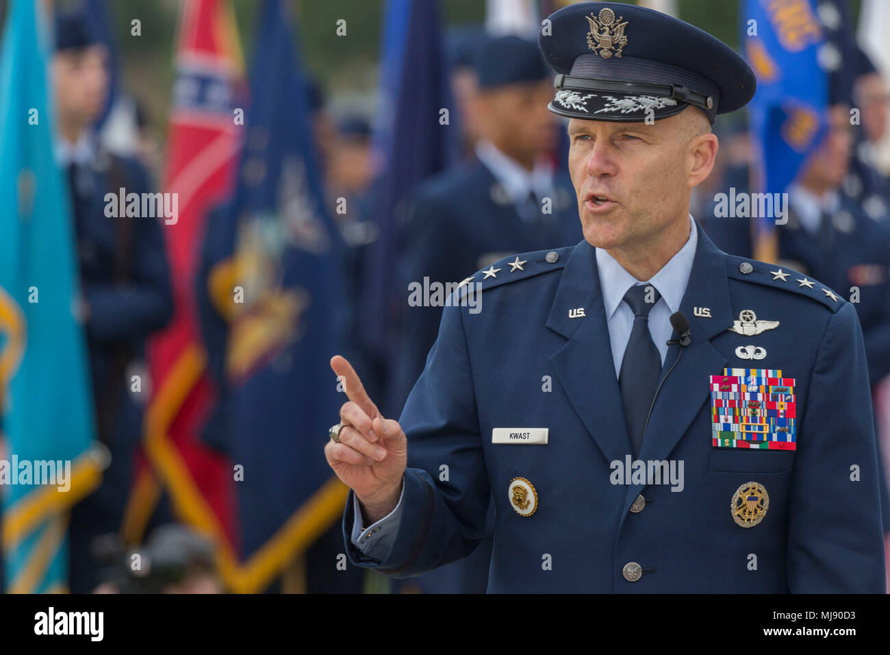Lt. Gen. Steven L. Kwast, Commander of the Air Education and Training ...