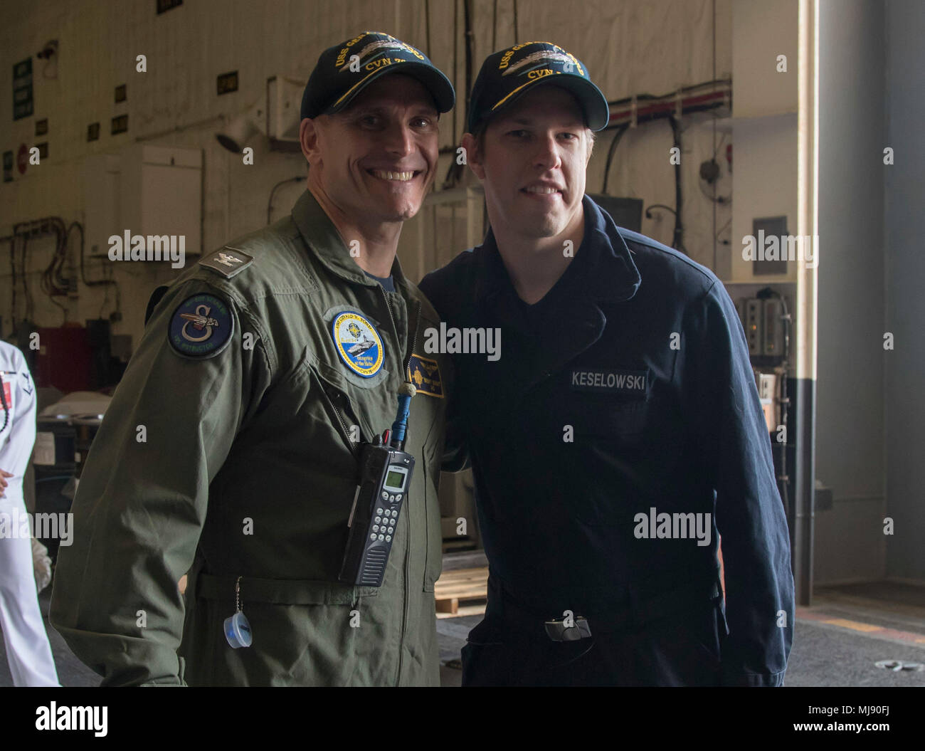 NORFOLK, Va. (April 19, 2018) -- Capt. Brent Gaut, USS Gerald R. Ford's ...