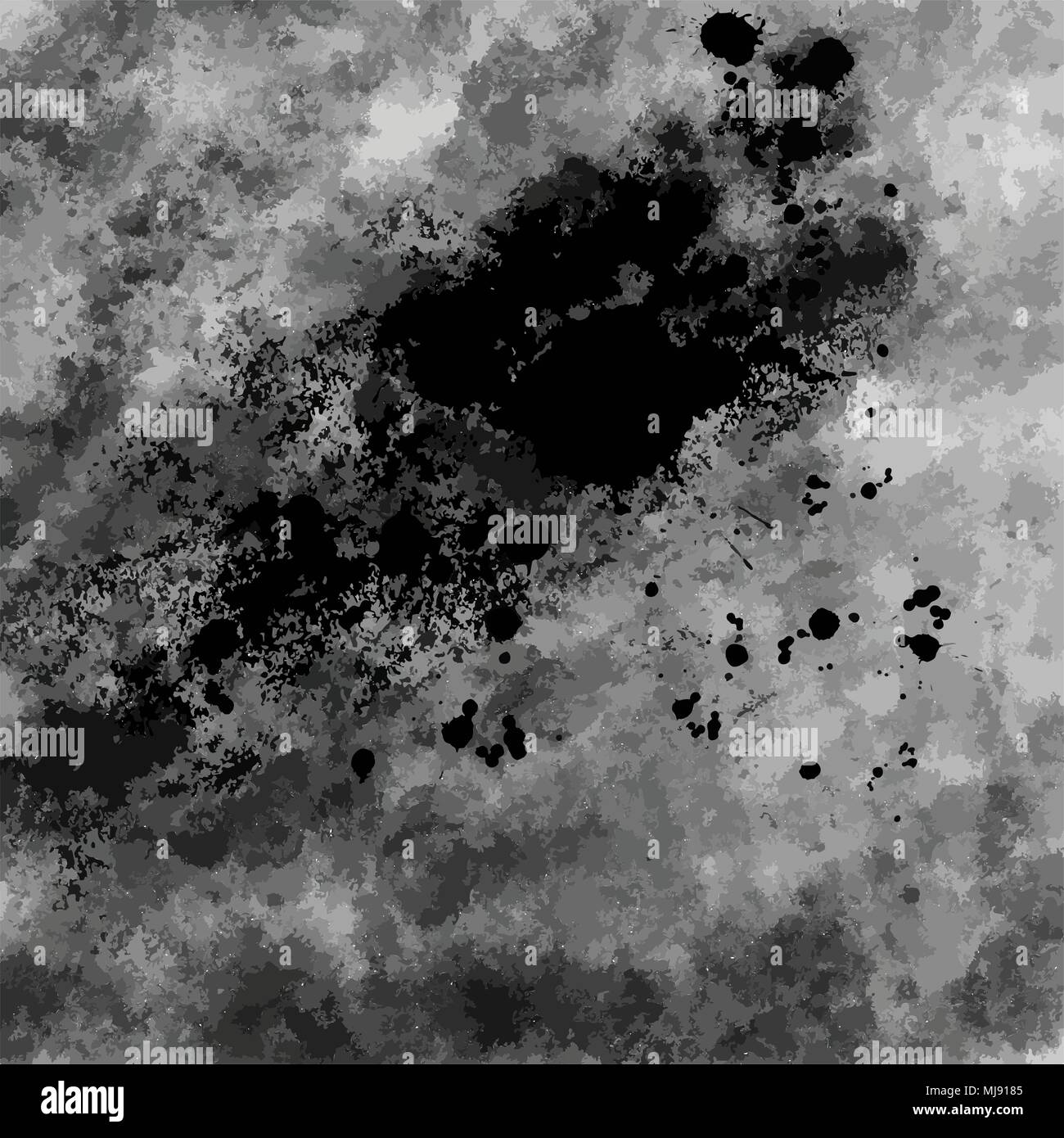 Dark grunge background. Vector concept design. Hand-drawn digital asset ...