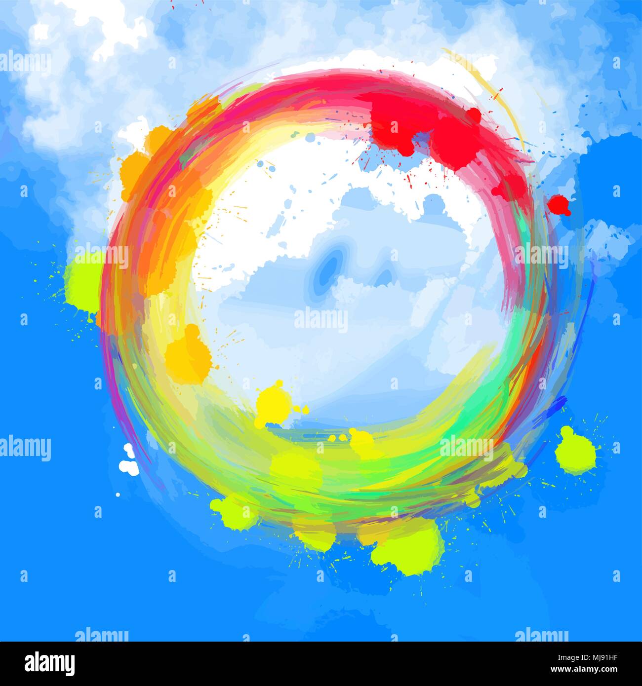 Ink splatter design Stock Vector Images - Alamy