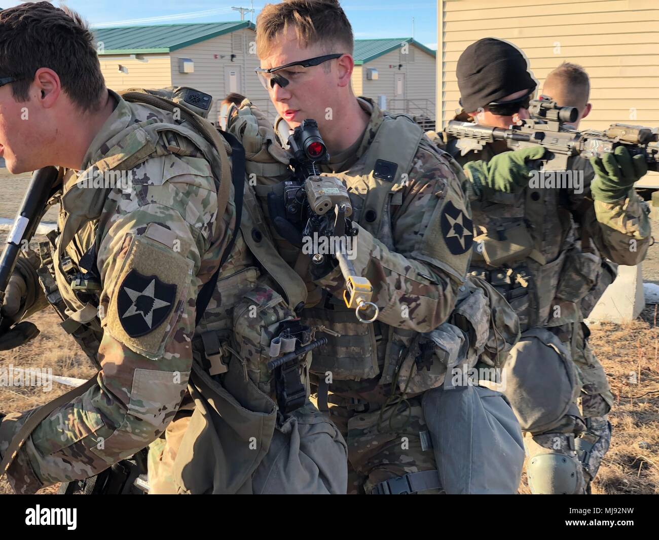 Sgt. Maxwell Shull, a 7th Infantry Division a team leader assigned to ...