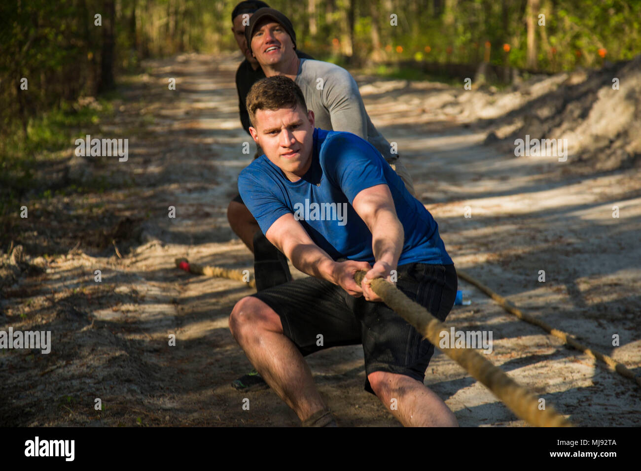 U.S. Marines with Marine Wing Headquarters Squadron 2 participate in ...