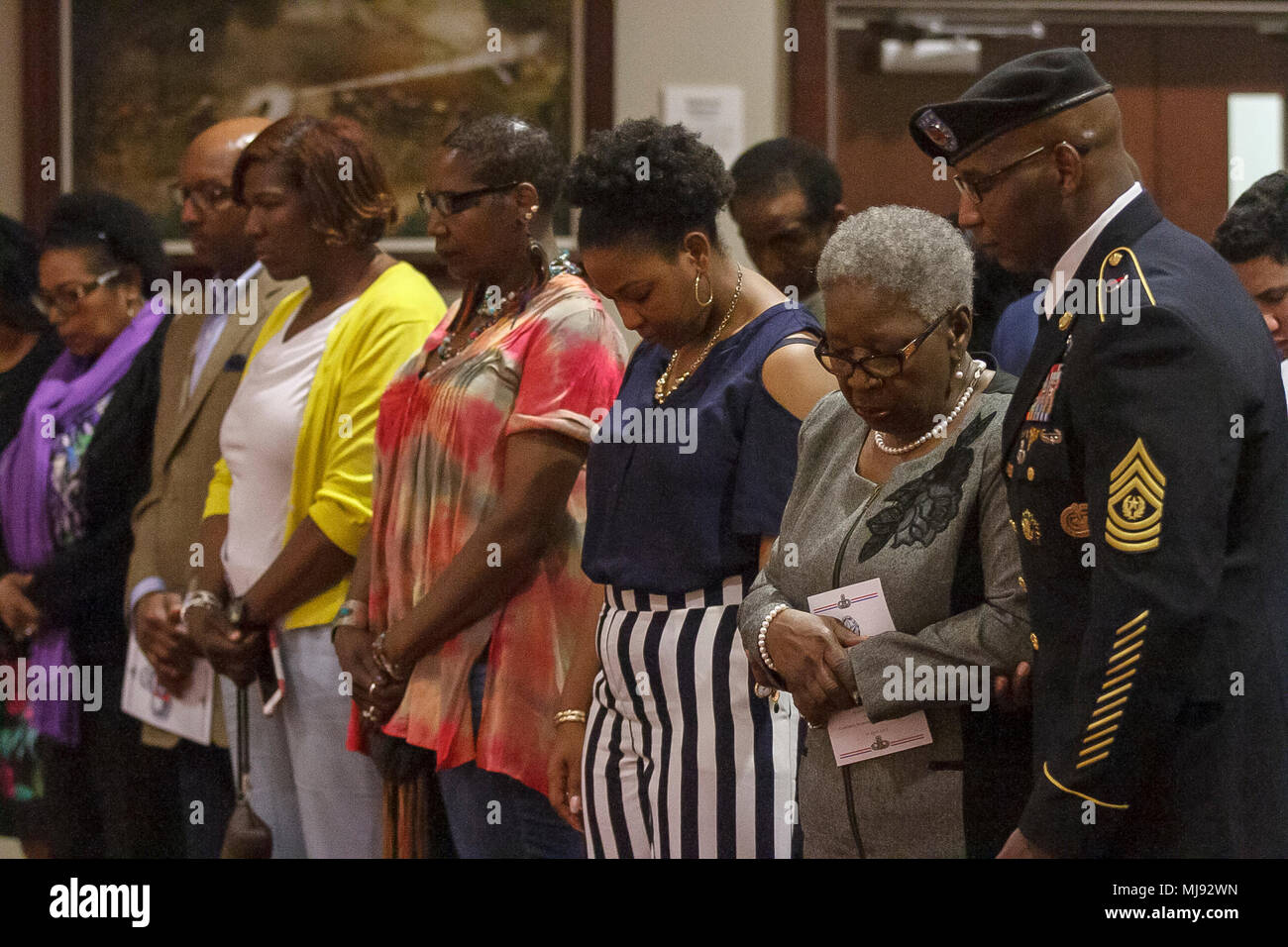 U.S. Army Command Sgt. Maj. Bryant Lambert, previous division command ...