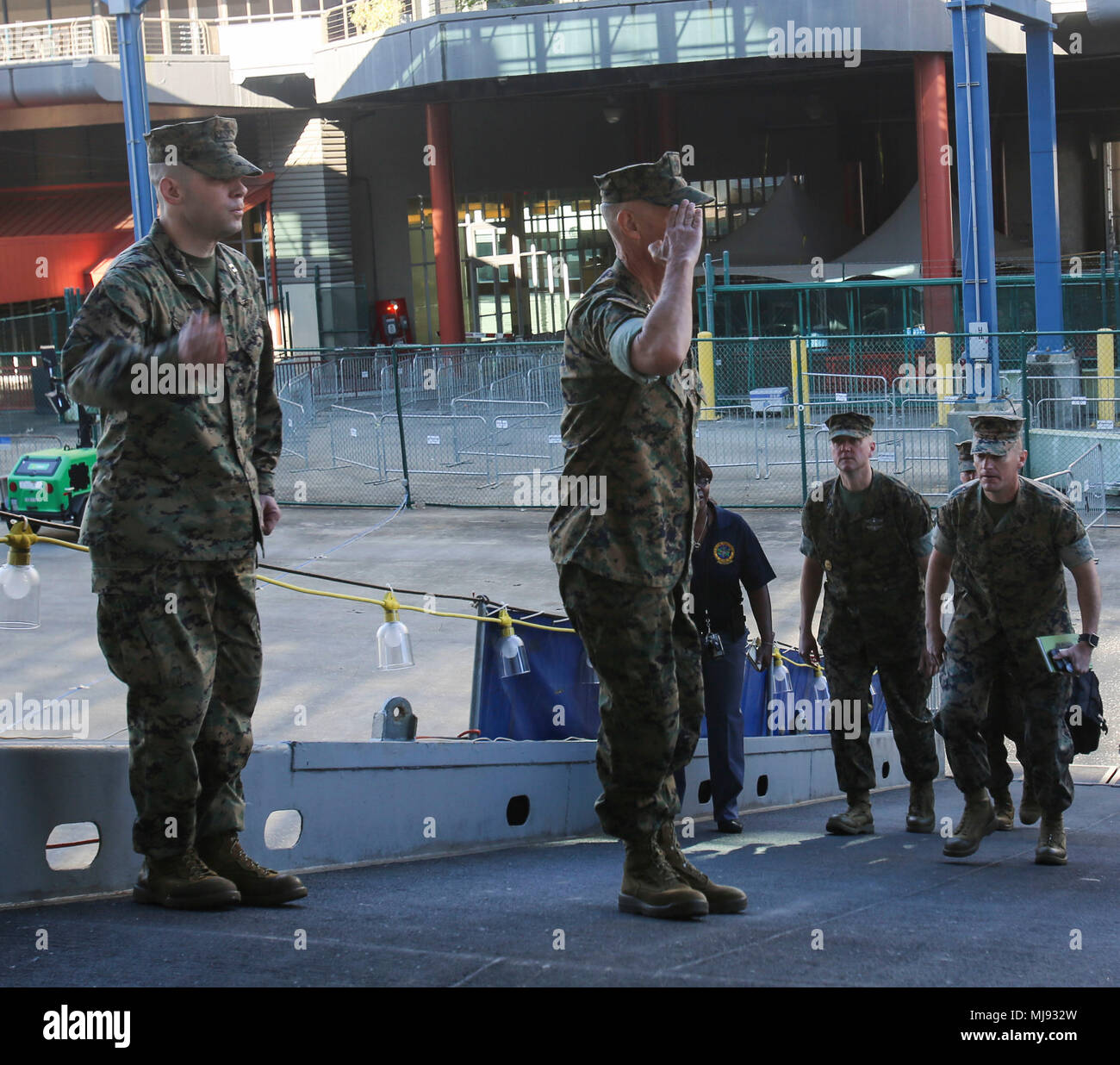 Lieutenant General Rex McMillian, commanding general for Marine Forces ...