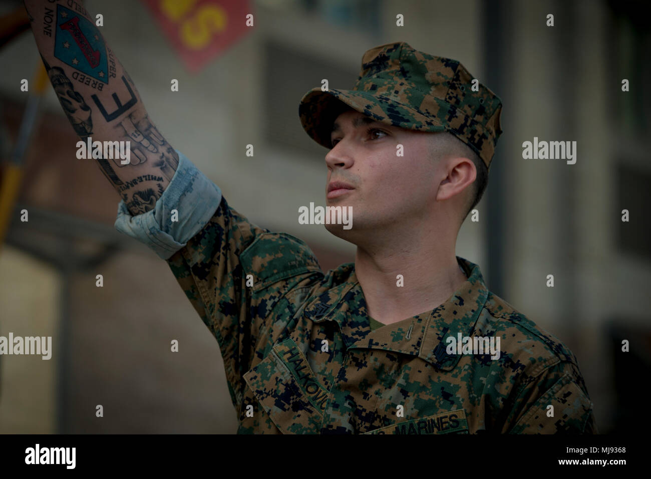 U s marine corps sgt cameron hi-res stock photography and images - Alamy