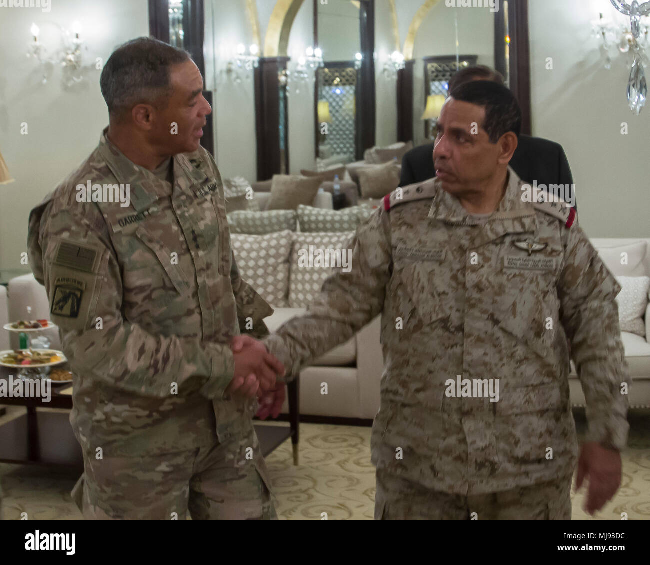 Lt. Gen. Michael X. Garrett, U.S. Army Central commander, and Lt. Gen ...