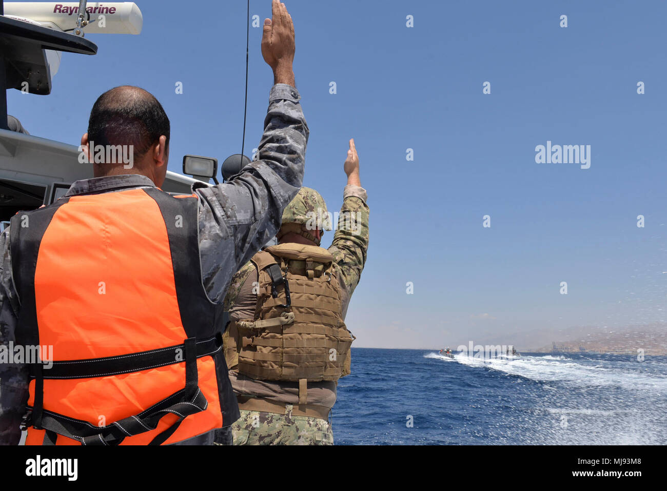 AQABA, Jordan (April 22, 2018) -- U.S. Navy LT Johnathan Twigg ...
