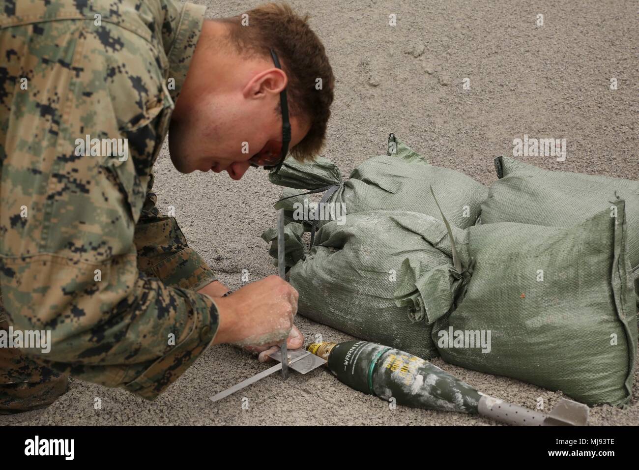 Sgt. Christopher Piette, an explosive ordinance disposal technician ...
