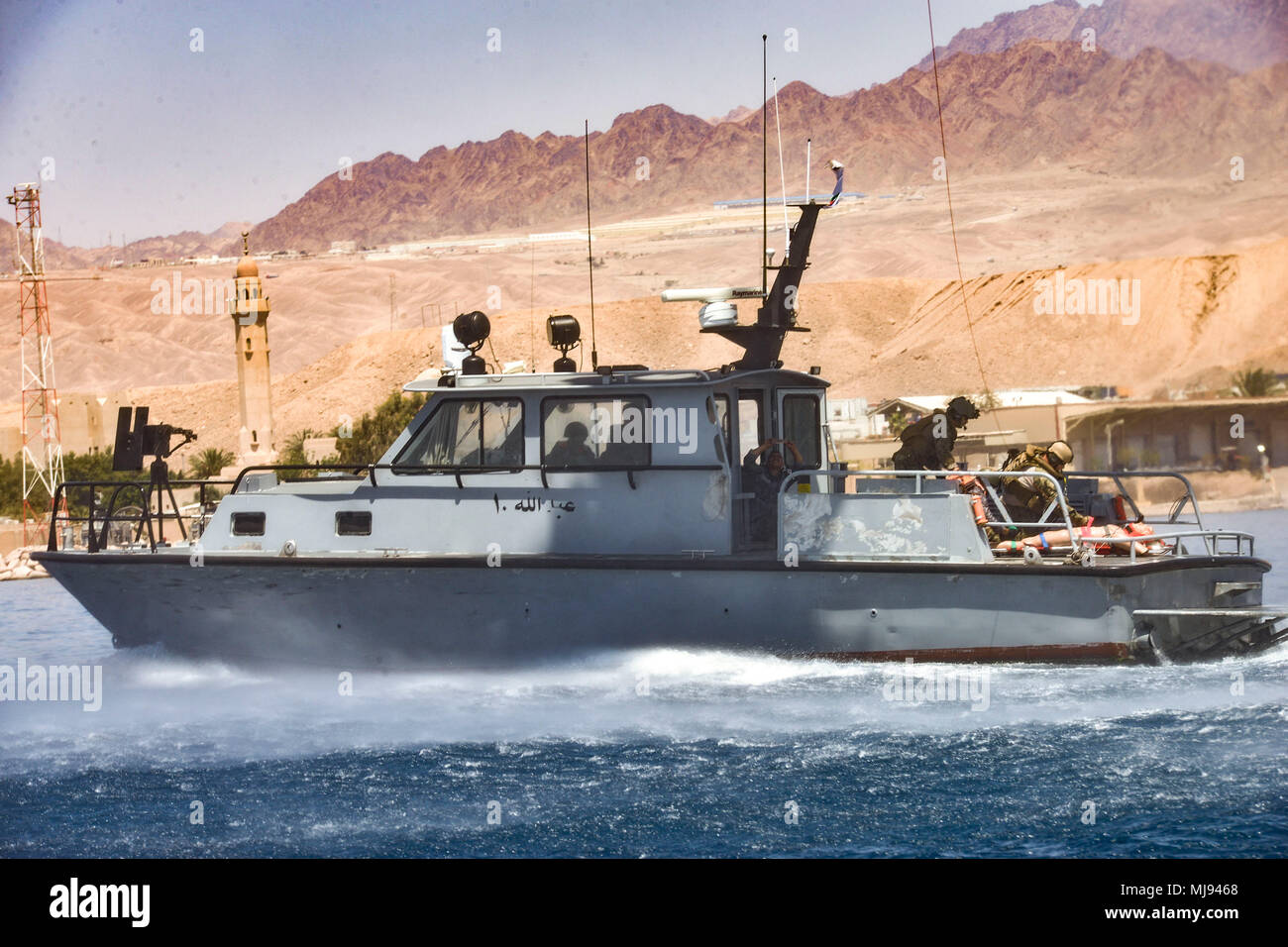 AQABA, Jordan (April 24, 2018) -- Sailors from Coastal Riverine ...