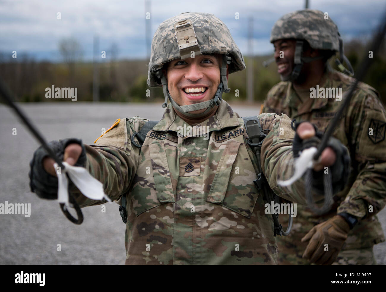 Staff Sgt. David Giles, a senior paralegal from the 200th Military ...