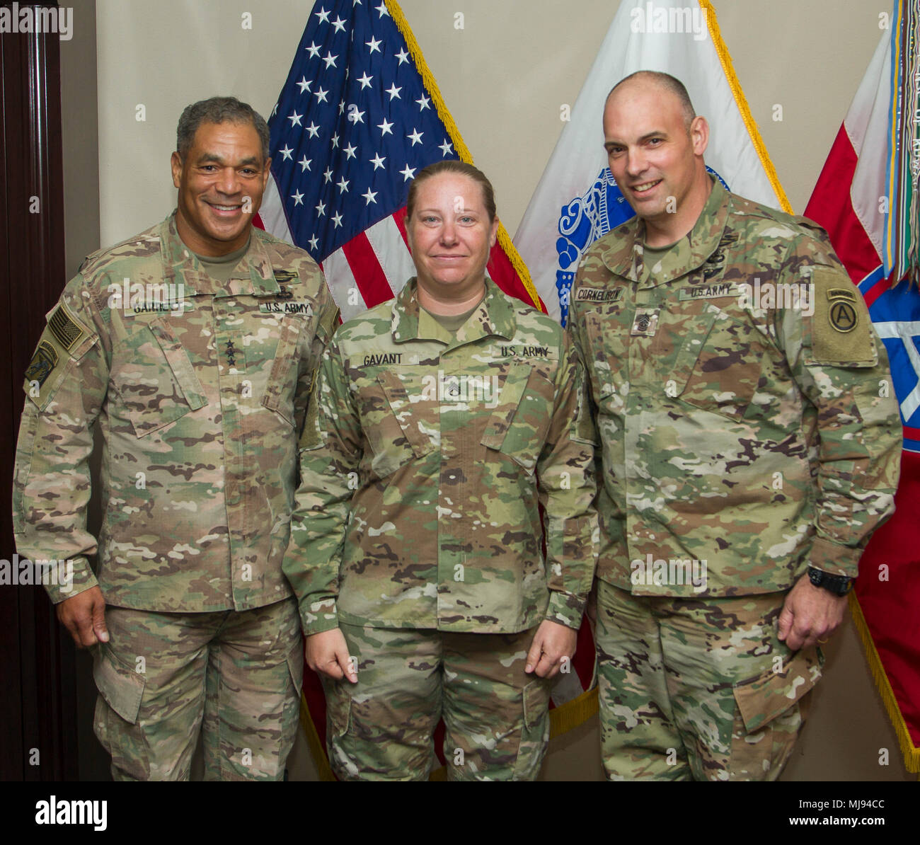 Lt. Gen. Michael X. Garrett, U.S. Army Central commander, and Command ...