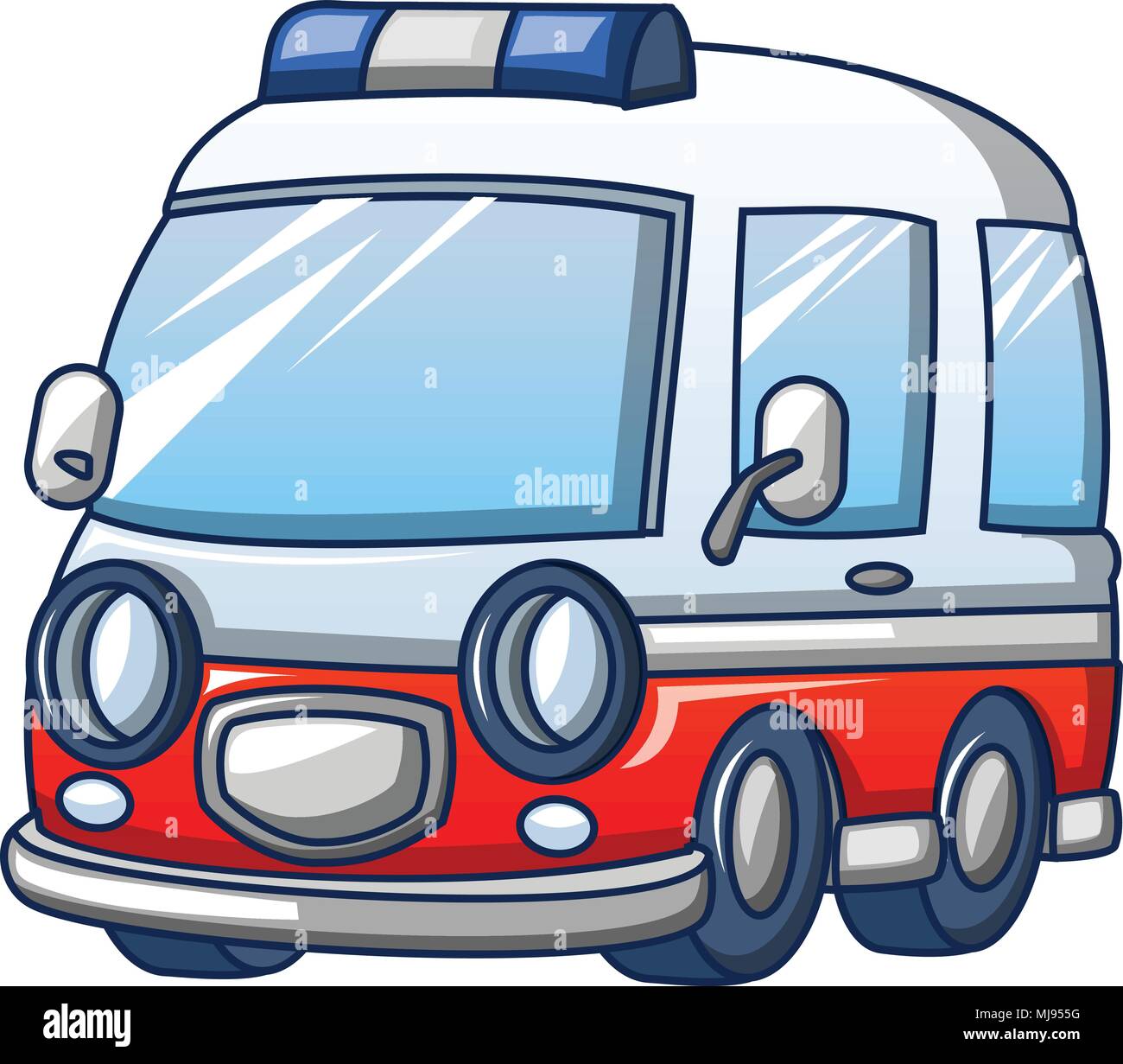 Ambulance Cartoon High Resolution Stock Photography and Images - Alamy