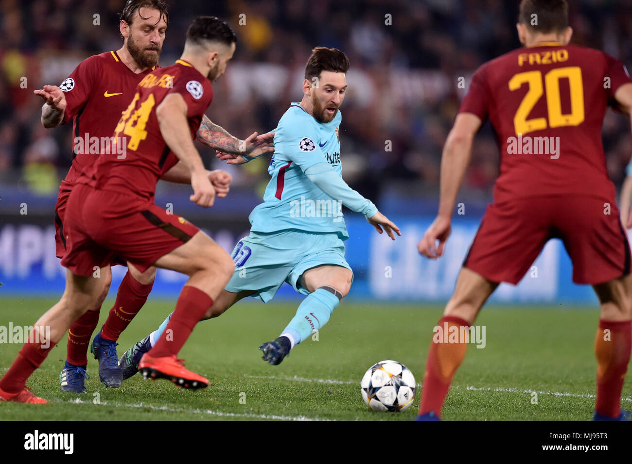 Lionel Messi Barcelona Roma 10-04-2018 Stadio Olimpico Champions League ...