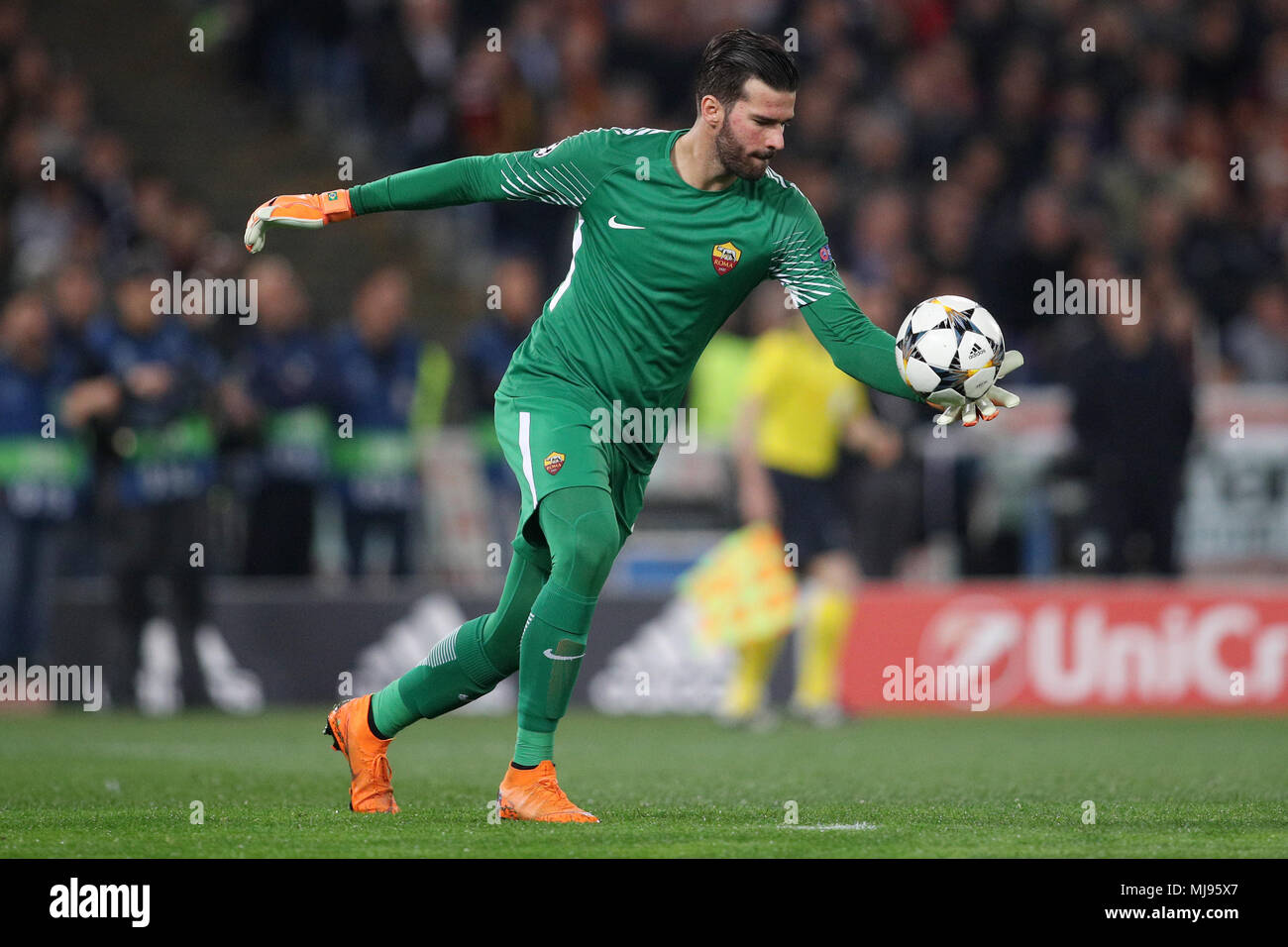 Alisson Becker As Roma Roma 10-04-2018 Stadio Olimpico Champions League ...