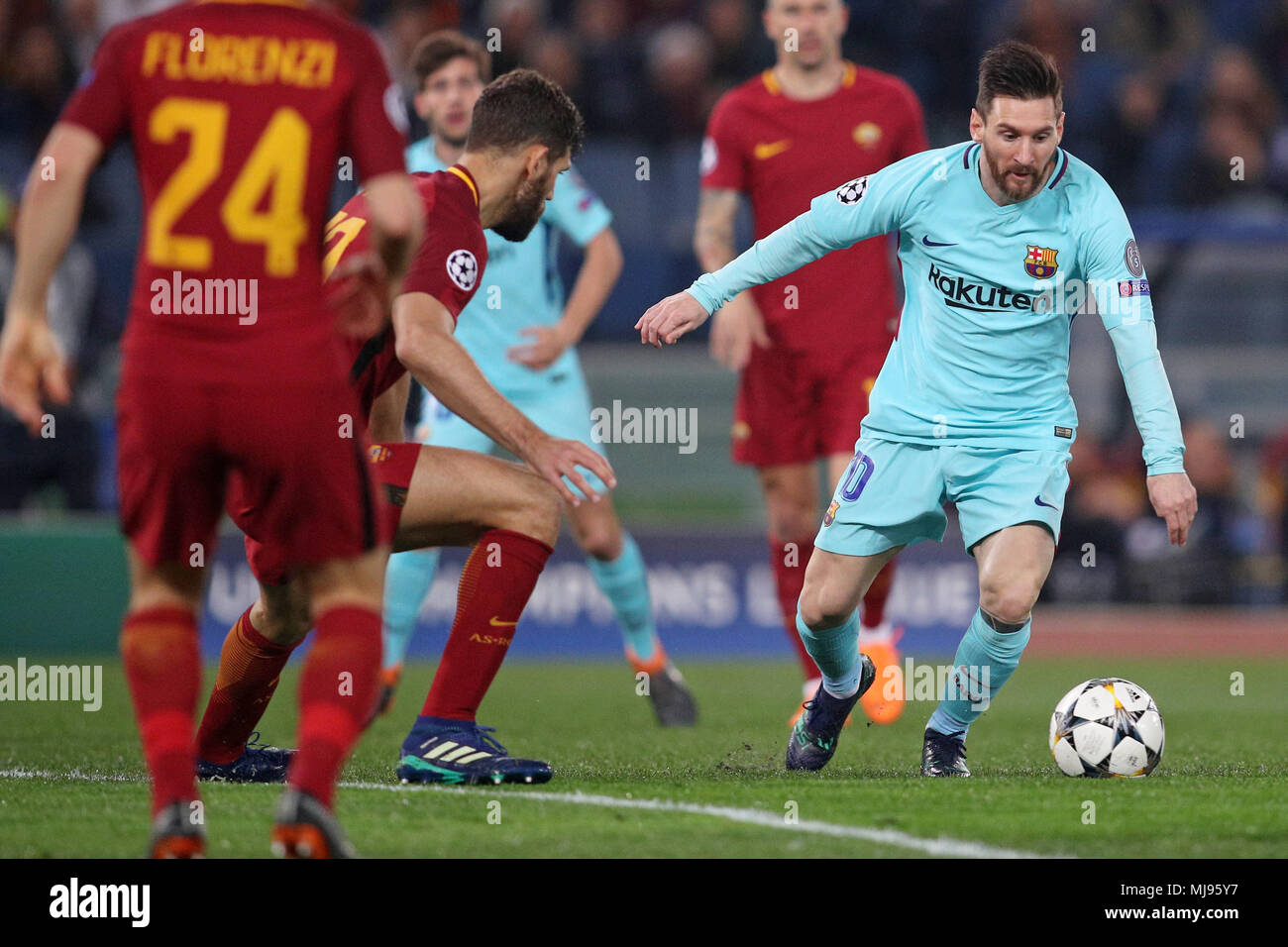 Lionel Messi Barcelona Roma 10-04-2018 Stadio Olimpico Champions League ...