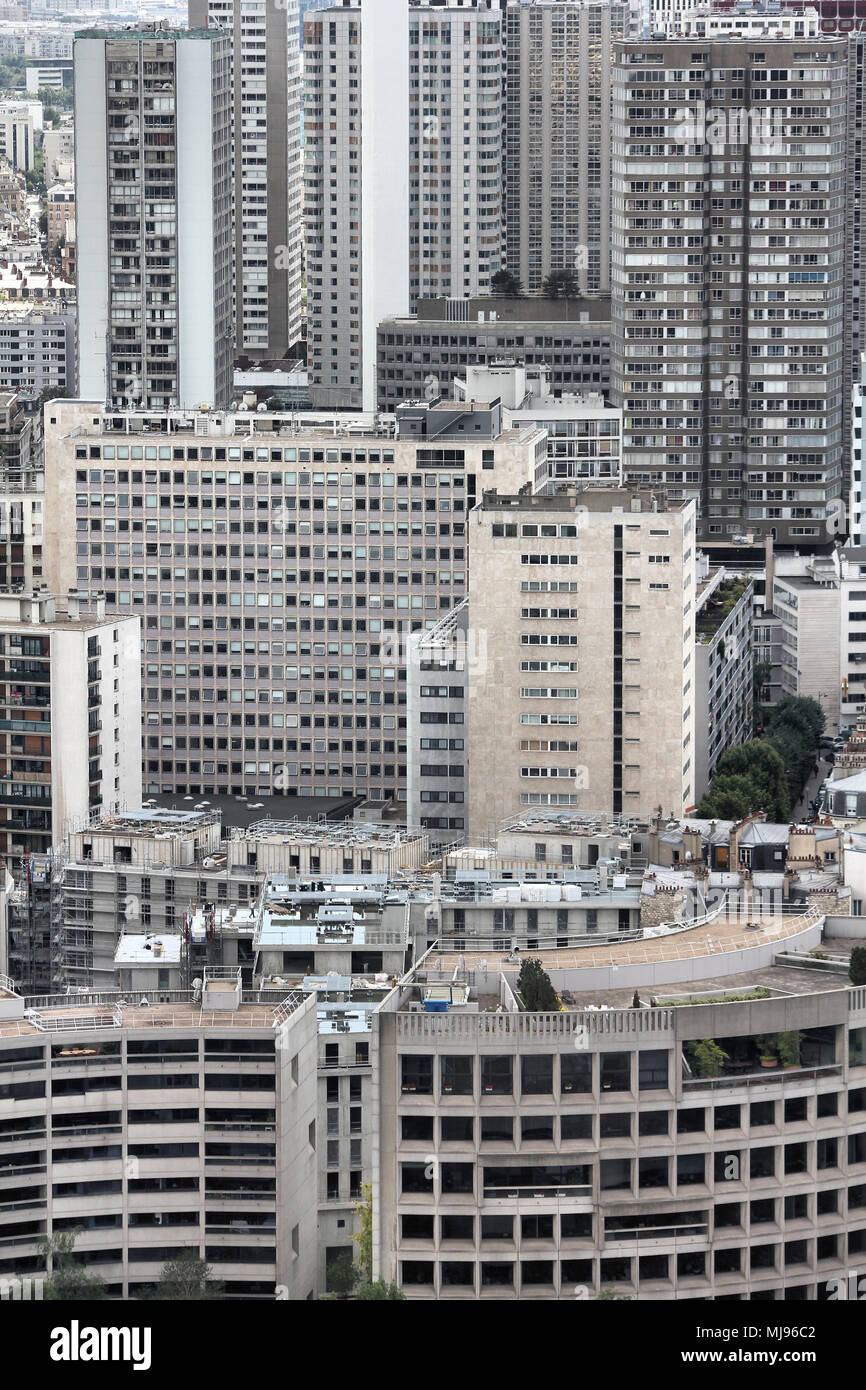 Paris, France - aerial metropolis view with skyscrapers Stock Photo - Alamy