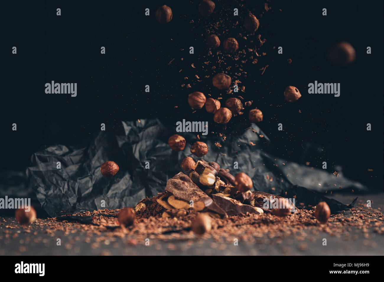 Falling nuts hi-res stock photography and images - Alamy