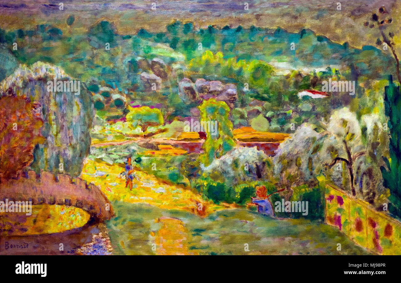 A Spring Landscape, Pierre Bonnard, circa 1935, National Gallery of Art ...