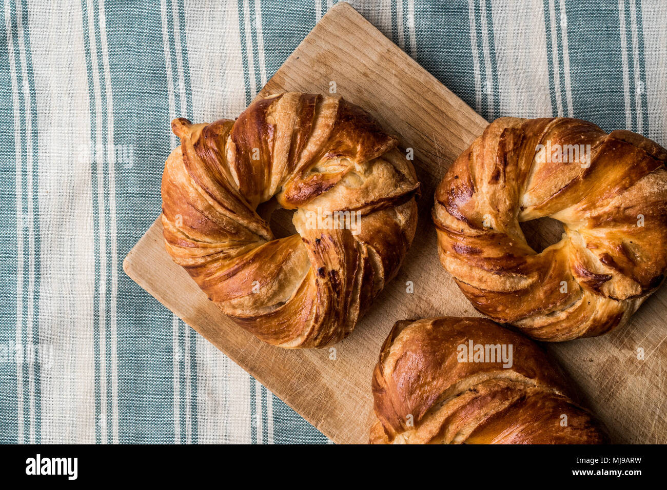 Turkish Bagel Acma / Croissant (turkish pastry Stock Photo - Alamy