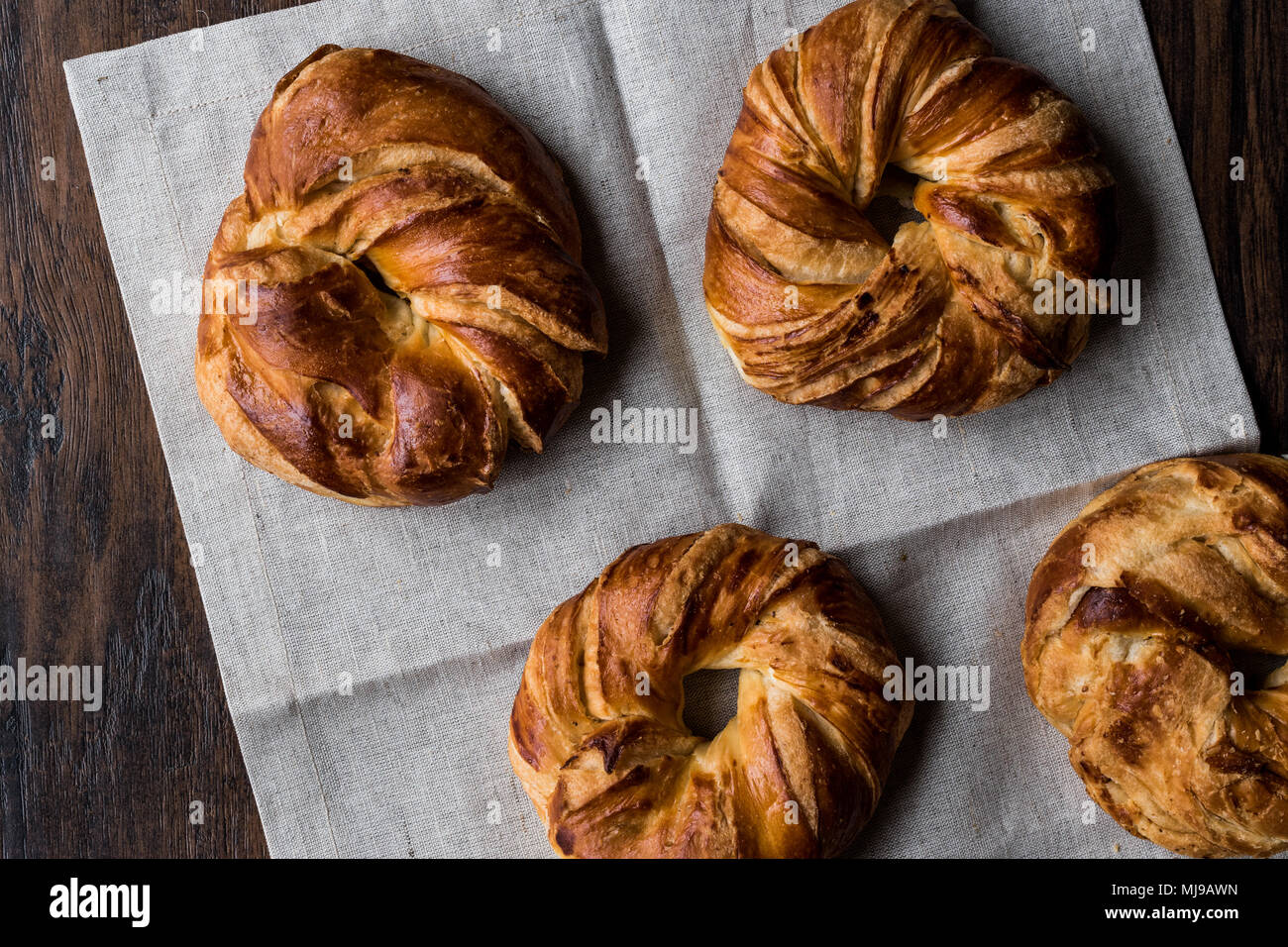 Turkish Bagel Acma / Croissant (turkish pastry Stock Photo - Alamy