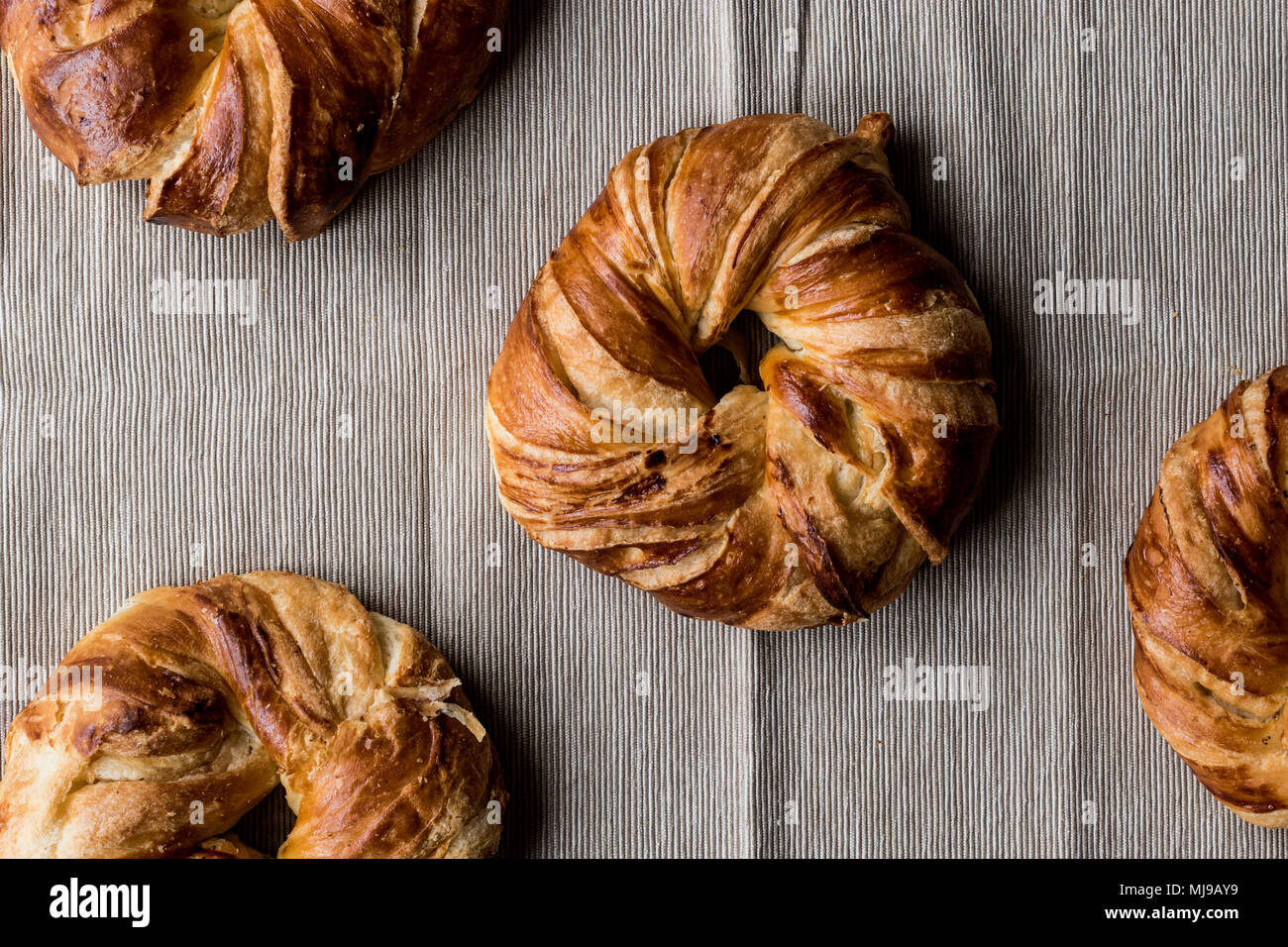 Turkish Bagel Acma / Croissant (turkish pastry Stock Photo - Alamy